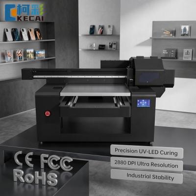 China KECAI Industrial A2 Size 5060 UV Flatbed Printer With XP600 Print Heads for Printing Shop High Efficiency Digital Inkjet Machine for sale