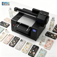 China KECAI A2 Adsorption Platform UV Inkjet Flat Printer Varnish Glossy Matte Printing UV Printing Machine 5060 UV Flatbed Printer for sale