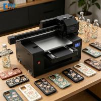 China KECAI Factory Price 5060 UV Inkjet Printer Hot Selling 50*60CM UV Flatbed Printing Machine for sale
