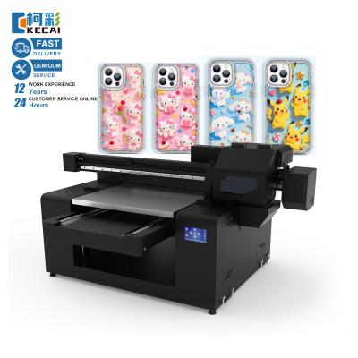 China KECAI High Speed A2 5060 Uv Flatbed Printer for Acrylic Phone case ab Film Label Crystal Sticker logo Printing Machine for sale