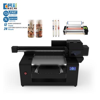 China KECAI Manufacturer Direct Sales 5060 Uv Printer Touch Screen A2 50/60 Size Automatic Uv Inkjet Printer with XP600 Print Head for sale