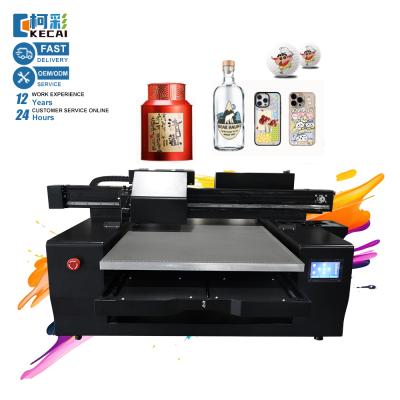 China KECAI Professional CCD A1 Size 6090 Uv Inkjet Flatbed Printer for Metal Wood Acrylic Glass PVC Photo Printing Machine for sale