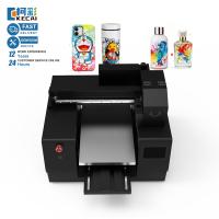 China KECAI New Design Touch Screen UV Flatbed Printer Flat Materials Printing Glass Metal Plastic Leather Print Desktop UV Printer for sale