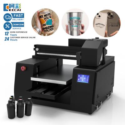 China KECAI Big Promotion A3 XP600 3060 UV LED Printer for Mobile Cover Pen Bottle Acrylic Inkjet Flatbed Printing Machine for Sale for sale