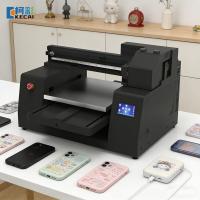 China KECAI Best Seller A2 40*50cm Digital Acrylic Invitation Films Wood Canvas Metal 4050 Uv Dtf Flatbed Printer for sale