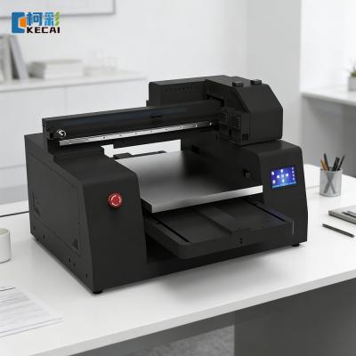 China KECAI 4050 UV Flatbed Printer With White Ink & Varnish Industrial XP600 Head UV Printer for Metal Glass Acrylic Wood for sale