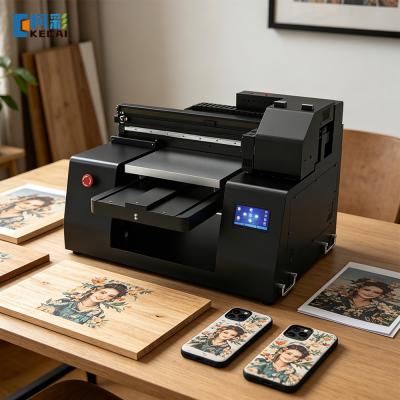 China KECAI Small Business 2 Print Heads Xp600 UV Flatbed Printer for Acrylic Printing Machine High Speed 3040 UV Printer Machine for sale