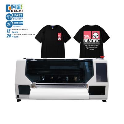 China KECAI Factory Digital Printing Machine Pet Film Heat Transfer T-Shirt Inkjet XP600 Double Printhead A3 DTF Printer for Textile for sale