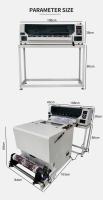 China KECAI 60cm Dtf Printer Printing Machine A1 2 PCS I3200 Heads with Powder Shaker and Oven for sale