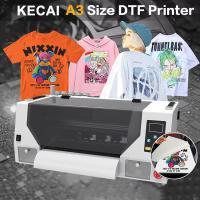China KECAI A3 XP600/I1600 Dual-Head Desktop DTF Printer Thermal Transfer Flatbed 30CM DTF Inkjet Printer for Clothing Costume for sale