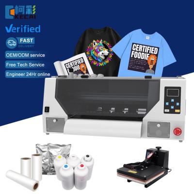 China KECAI 30CM Dtf Printer Small Business Machine Ideas T-shirt Printing Machine Dual Head A3 Dtf Printer for sale