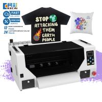 China KECAI High Quality Logo Printer Mini New Desktop A3 Dtf Printer Double XP600 I1600 Digital Textile Printing Machine for sale