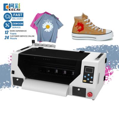 China KECAI Factory Stock Dtf Xp600 I1600 Printer with Dual Heads White Ink Cycle A3 30cm Dtf Printer for sale