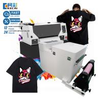 China KECAI Factory Direct Supply High Printing Resolution A3 30cm DTF Printer Double XP600 Printing Machine With Shake Powder Machine for sale