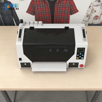 China KECAI Customized A3 33cm Dual Head XP600 Transfer DTF Printer With RINN Software and Suction Platform for Fabric Printing for sale
