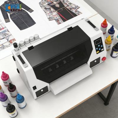 China 2026 KECAI Direct to Film Dtf Flatbed Printer Dtf Tshirt for Leather Fabric for sale