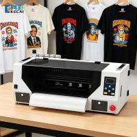 China KECAI Factory A3 Dual Head Xp600 I1600 30Cm Digital Textile Heat Transfer Impresora T Shirt Fabric Printing Machine Dtf Printer for sale
