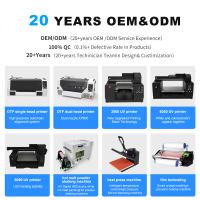 China New Arrival t Shirts Textile Digital PET Film Printing Machine DTF Printer With Powder Shaking Machine for sale