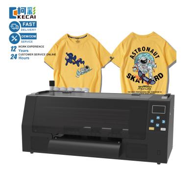 China KECAI Desktop Inkjet Printer A3 30CM Printer Custom Black Heat Transfer Printing Machine Clothing Product Costume DTF Printer for sale
