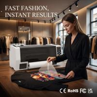China KECAI High Resolution DTF Printer Vivid Seamless Waterproof Long Lasting Clothes Equipment Advanced Professional Quality CMYKW for sale