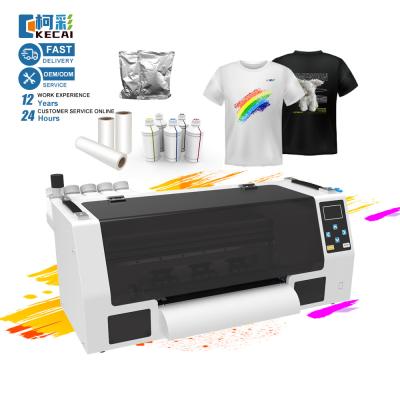 China KECAI A3 30cm XP600 Printhead DTF Inkjet Printer Roll Film Powder Transfer Printer Machine DTF Printer for T-shirt for sale