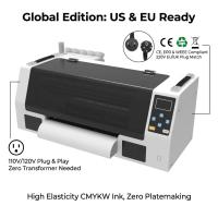 China KECAI Fast Shipping XP600 A3 DTF Printer for Any Fabric Printing Machine Kit With Complete Startup Accessories Set for sale