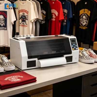 China KECAI A3 XP600 DTF Printer Desktop T-Shirt Heat Press Direct to Film DTF Printing Machine with Pigment DTF Ink for sale