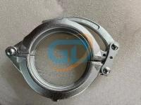 China Carbon Steel Concrete Pump Delivery Pipe Fittings Concrete Pipe Clamp OEM for sale
