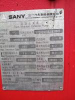 China Sany Used Concrete Pump Truck 62m Truck Mounted Concrete Pump Second Hand for sale