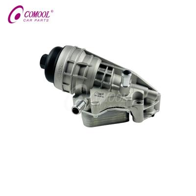 China Aluminium Engine Oil Cooler Filter Assembly A2701800500 A2701800810 For Mercedes Benz M260 M270 E16 E20 for sale