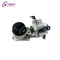 China COMOOL Oil Filter Housing Assembly LR004287 LR006653 for Land Rover Freelander 2 Aluminum Engine Oil Cooler for sale