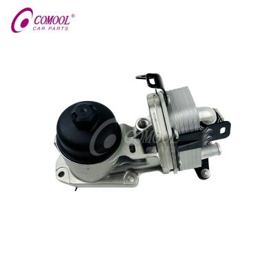 China COMOOL Oil Filter Housing Assembly LR004287 LR006653 for Land Rover Freelander 2 Aluminum Engine Oil Cooler for sale