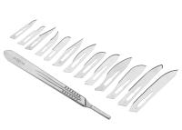 China Reusable SteriLance Sterile Surgical Blade Sterile Carbon Stainless Steel Surgical Blade for sale