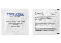China SteriLance Alcohol Prep Swabs Alcohol Pad 70 Isopropyl Skin Prior Injection Lancing for sale