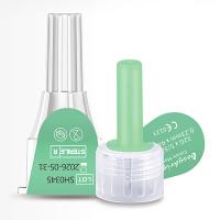 China 32G 4mm Green  Insulin Injection Diabetic Pen Needle With High Flow Rate for sale