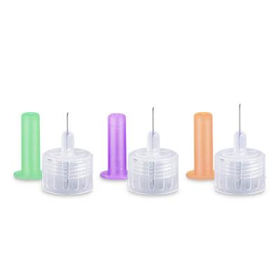 China Gamma 3 Bevel Diabetic Pen Needle Blood Sugar Needle Pen High Flow Rate for sale
