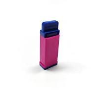 China 21G 2.8mm Single Use Safety Lancets Button Activated Medical One Time Use Disposable for sale