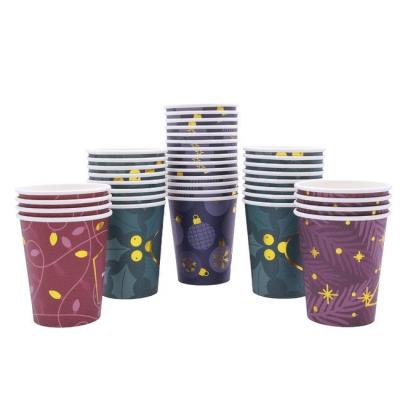 China Customized Insulated Disposable Coffee Cups 8 Oz Paper Coffee Cups For Party for sale
