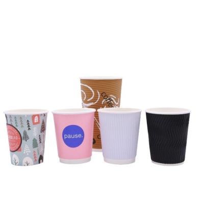 China 16oz Paper Coffee Cup Hot Cold Beverage Drinking Cup For Juice for sale