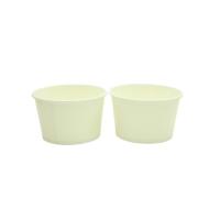 China Customized Ice Cream Sundae Paper Cups Durable With Platisc Dome Lid for sale