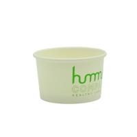 China 3Oz Ice Cream Paper Cup Leakproof Disposable Dessert Bowls For Cold Drink for sale