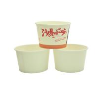 China Compostable Paper Soup Cup Freezer Safe With PLA Lined ISO9001 for sale