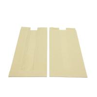 China Odorless Bread Paper Bag Lightweight With Clear Front Window 23.5x4.3x1.6 Inch for sale