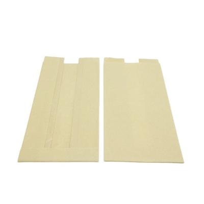 China Odorless Bread Paper Bag Lightweight With Clear Front Window 23.5x4.3x1.6 Inch for sale