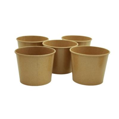 China 6oz.8oz.9oz.12oz.16oz Or Custom for Your Requirement Ice Cream Paper Cup With Lid Plastic Material for sale