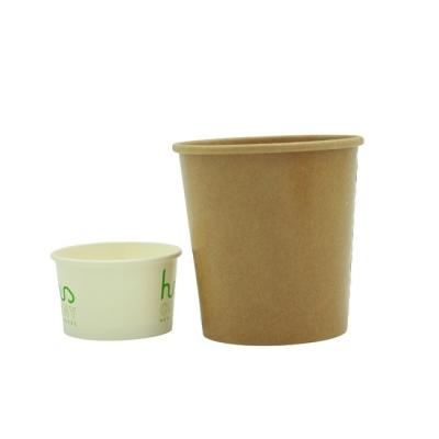 China Kraft Paper Soup Containers 100ml-1200ml For Dessert Yogurt Ice Cream for sale