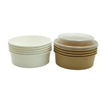 China Eco Friendly Disposable Paper Bowl Leak Proof 50oz Kraft Paper Food Container for sale