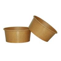 China Customized OEM 36 oz Kraft Paper Bowls, Brown Paper Soup Bowls Kraft Paper Salad Bowl for Kitchen, Party, Restaurant and Camping for sale