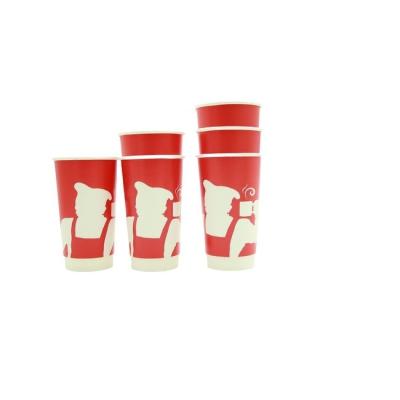 China Customized Design 12 oz Paper Disposable Coffee Cups  Hot or Cold Beverage Drinking Cup for Water Juice Coffee or Tea for sale