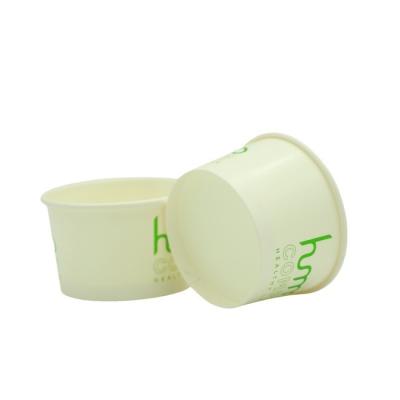 China White Disposable Ice Cream Cups, 12 Ounce,  Round Paper Bowls for Ice Cream and Desserts, Suitable for Hot and Cold Applications for sale